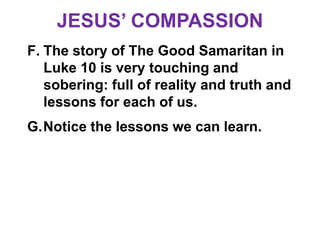Jesus' Compassion | PPTX