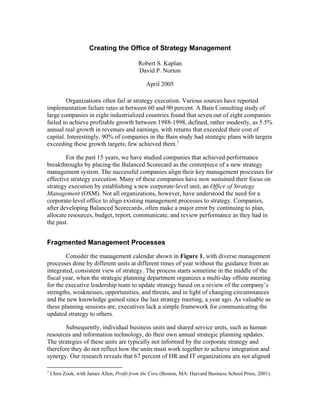 Creating The OSM | PDF | Business Administration | Business