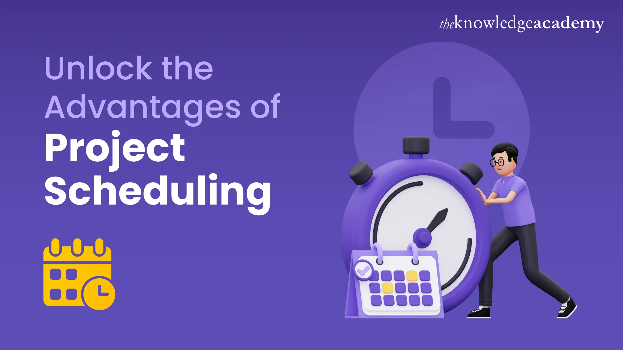 Maximise your project's success with effective scheduling. | PPT