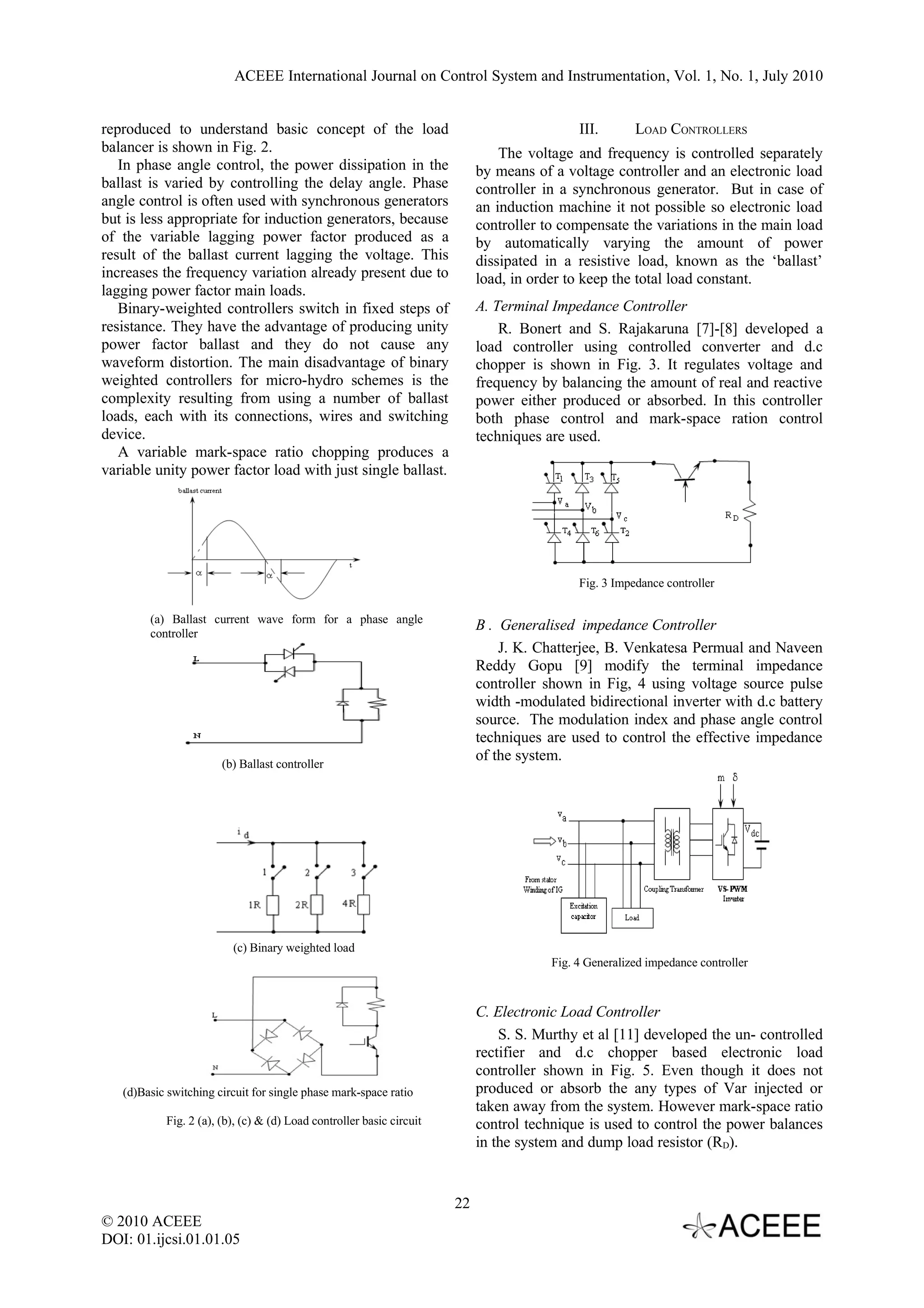 State Of The Art of Electronic Load Controller of Self- Excited Asynchronous Generator Used In ...