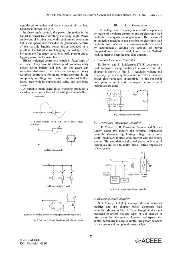 State Of The Art of Electronic Load Controller of Self- Excited ...