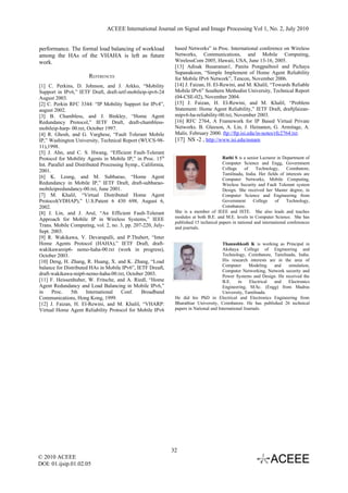 Design and Performance Evaluation of an Efficient Home Agent ...