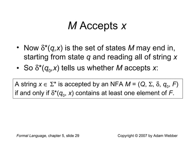 Nondeterministic Finite Automat Ppt Technology And Computing
