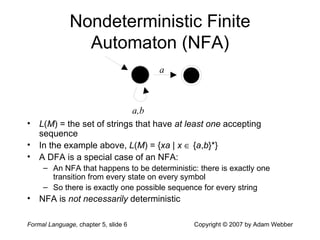 Nondeterministic Finite Automat | PPT | Technology & Computing