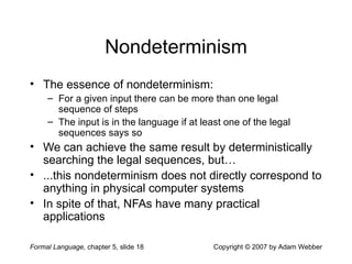 Nondeterministic Finite Automata | PPT