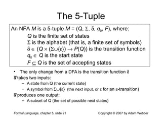 Nondeterministic Finite Automata | PPT