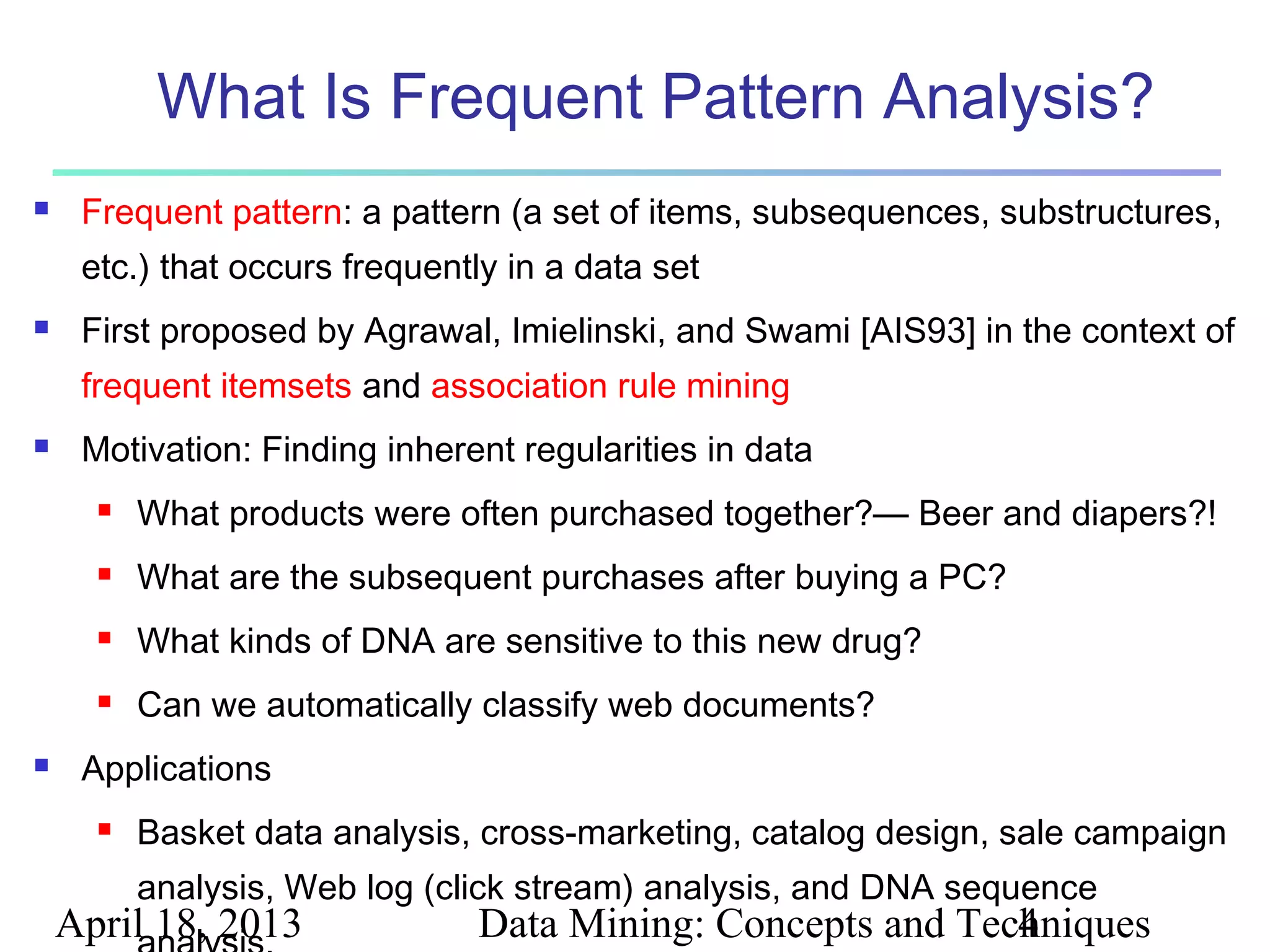 Chapter - 5 Data Mining Concepts and Techniques 2nd Ed slides Han ...