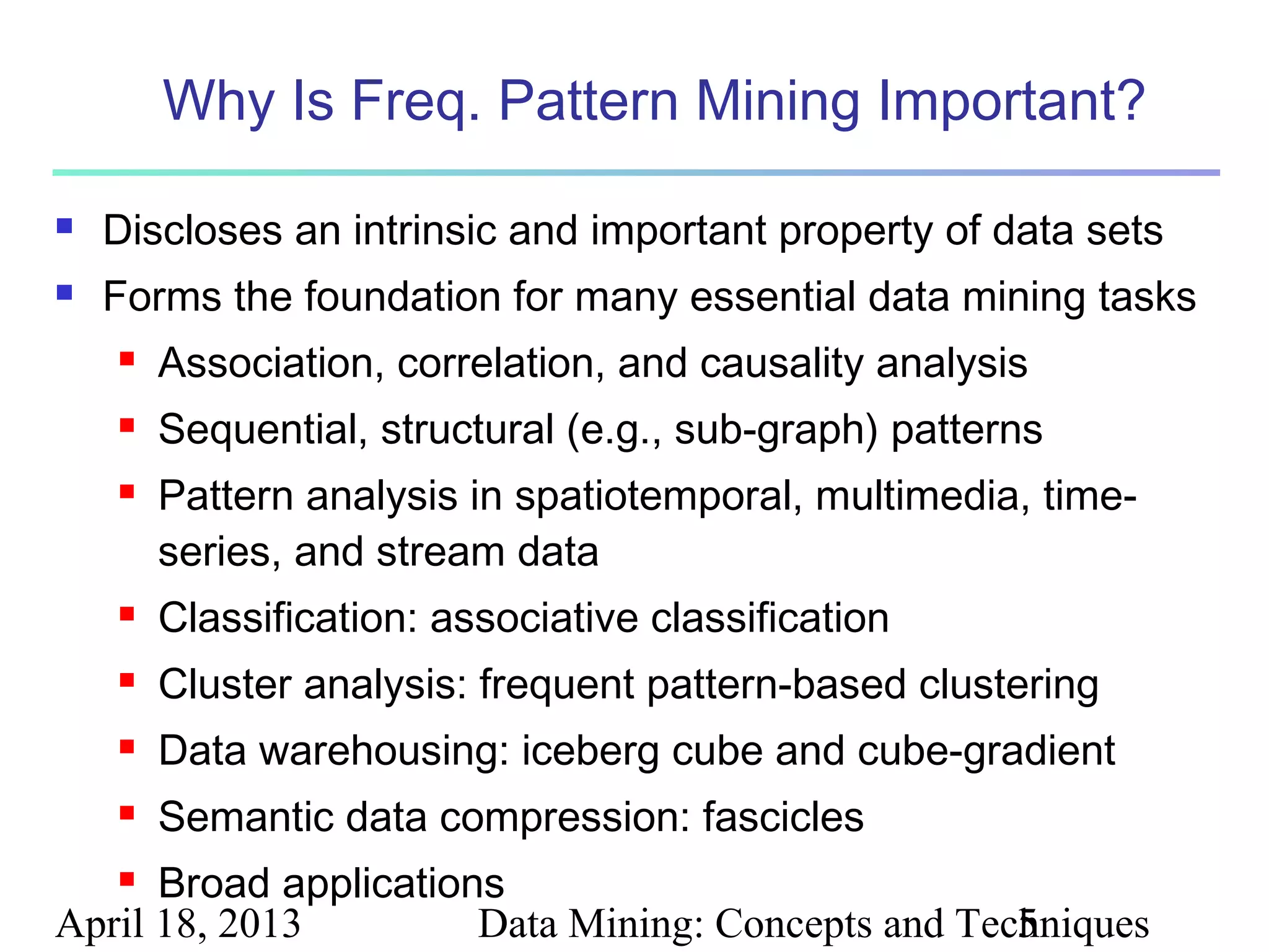 Chapter - 5 Data Mining Concepts and Techniques 2nd Ed slides Han & Kamber | PPT | Databases ...