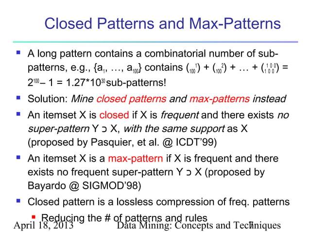 Chapter - 5 Data Mining Concepts and Techniques 2nd Ed slides Han & Kamber | PPT | Databases ...