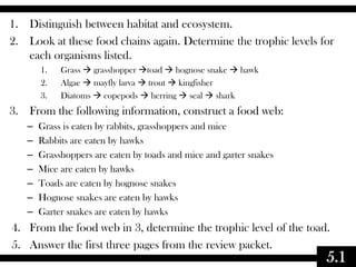 05.1 ecology - communities & ecosystems | PPT
