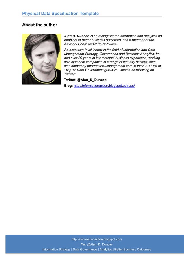 05. Physical Data Specification Template | DOCX | Databases | Computer Software and Applications