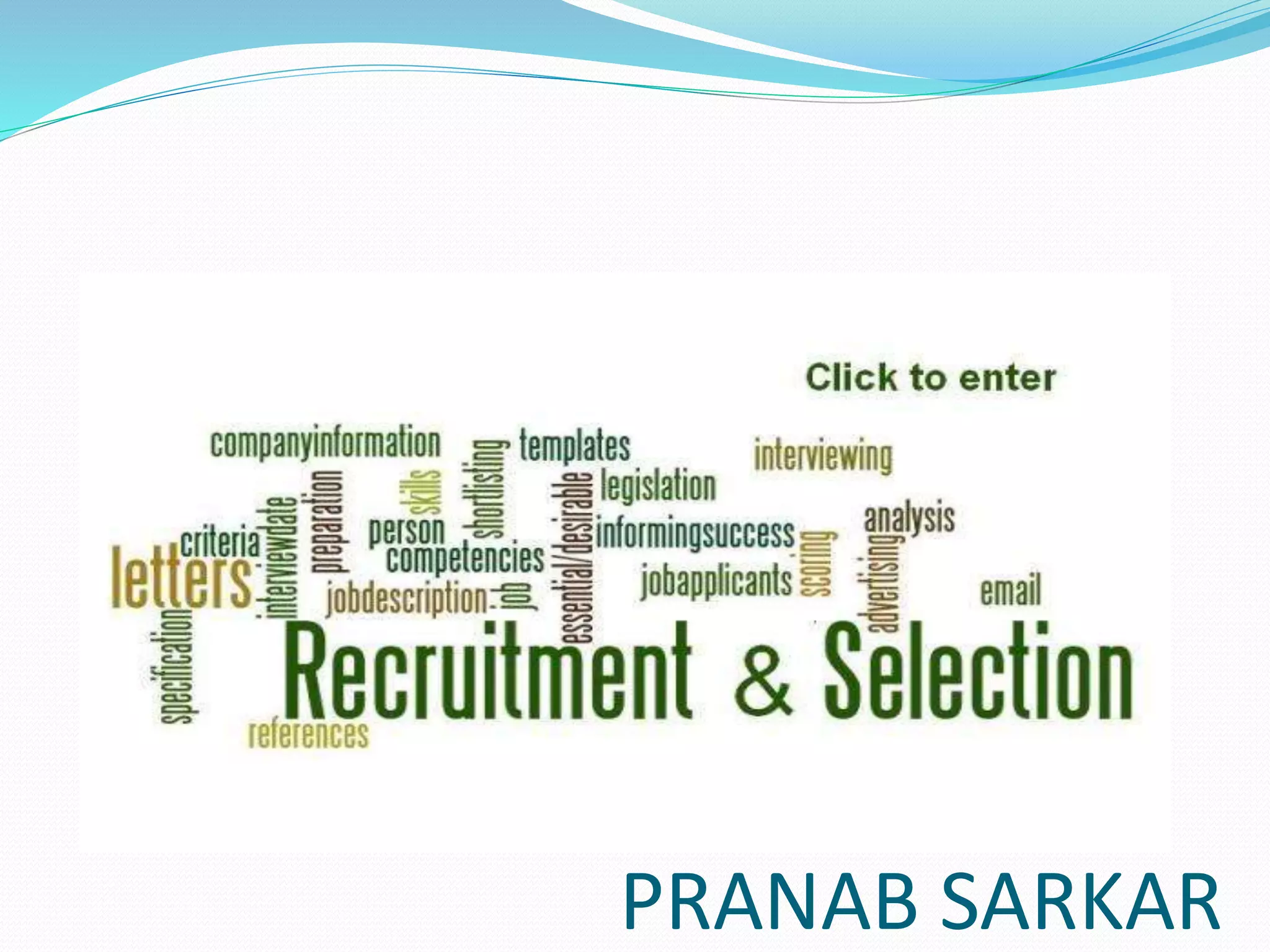 05.recruitment and selection | PPT