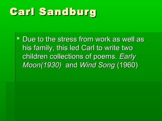 05.05 analyzing 20th century poetry | PPT