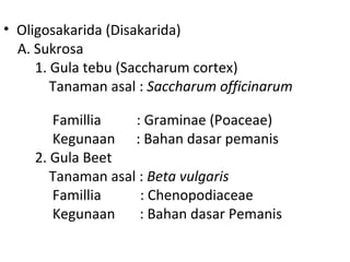 karbohidrat dan farmasi | PPT