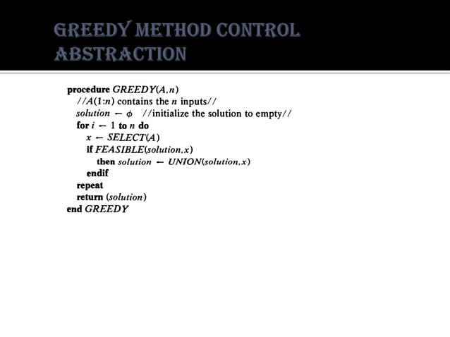 05. greedy method | PDF | Technology & Computing