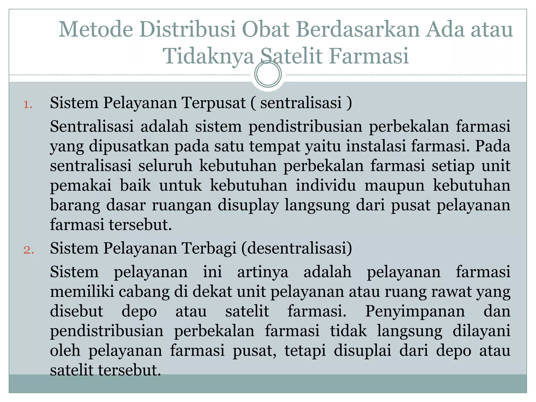 Manajemen Pengadaan Obat di rumah sakit | PPTX