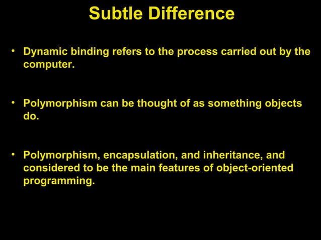 JAVA Polymorphism | PPT