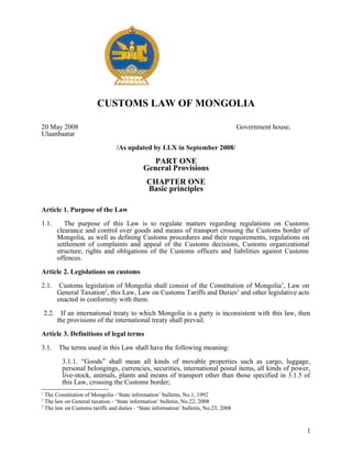 05.20.2008, LAW, Customs Law | DOC