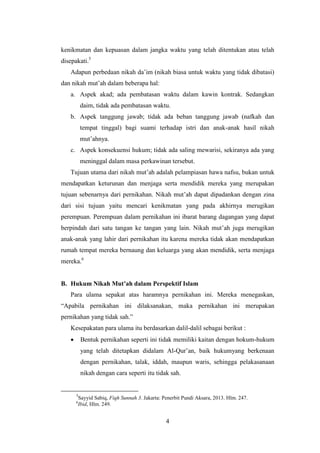 Masail Fiqhiyyah - Nikah Mut'ah dalam Pandangan Islam | PDF