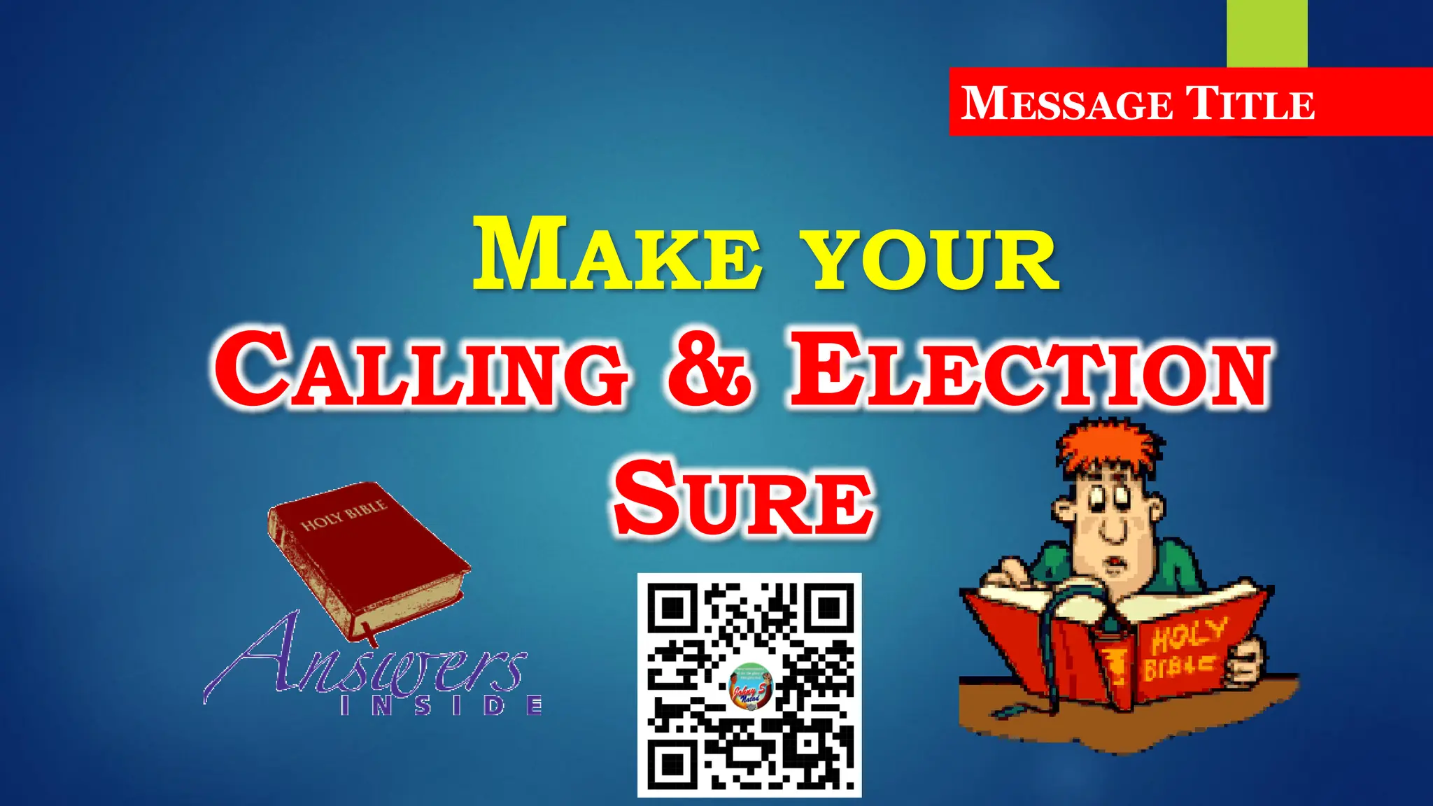 Make Your Calling and Election Sure 17May2025 | PDF