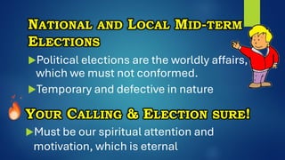 Make Your Calling and Election Sure 17May2025 | PDF
