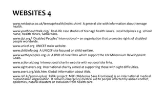 GLOBAL PERSPECTIVE CAMBRIDGE IGCSE: DISEASE AND HEALTH | PPTX