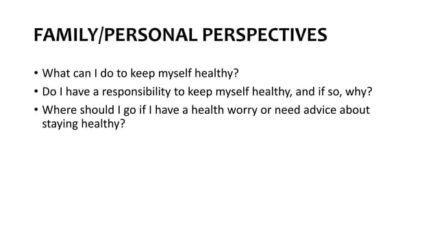 GLOBAL PERSPECTIVE CAMBRIDGE IGCSE: DISEASE AND HEALTH | PPTX ...