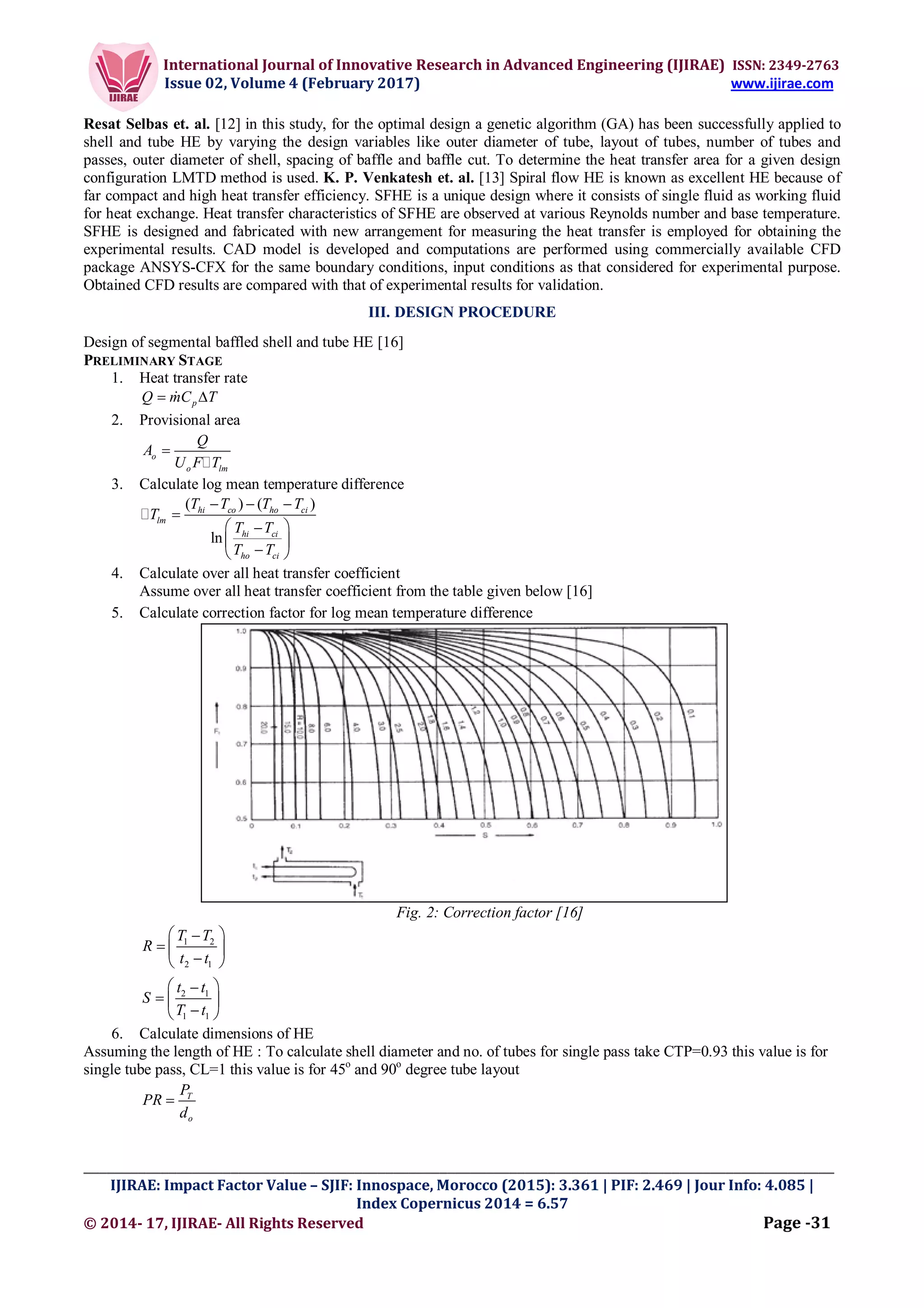 Design and Development of Parallel - Counter Flow Heat Exchanger | PDF