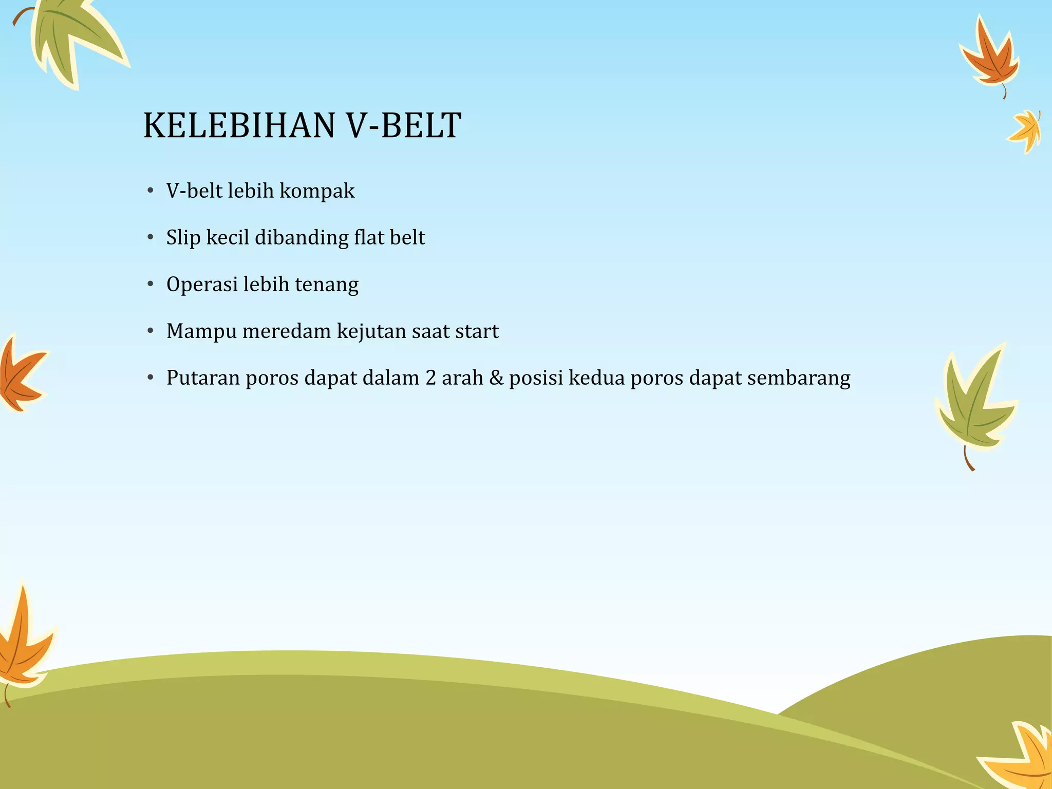 05. apa itu v belt | PPTX