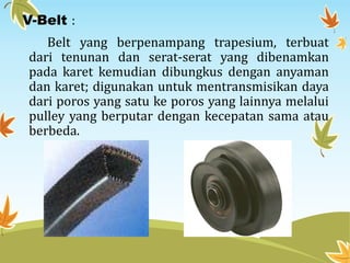 05. apa itu v belt | PPTX