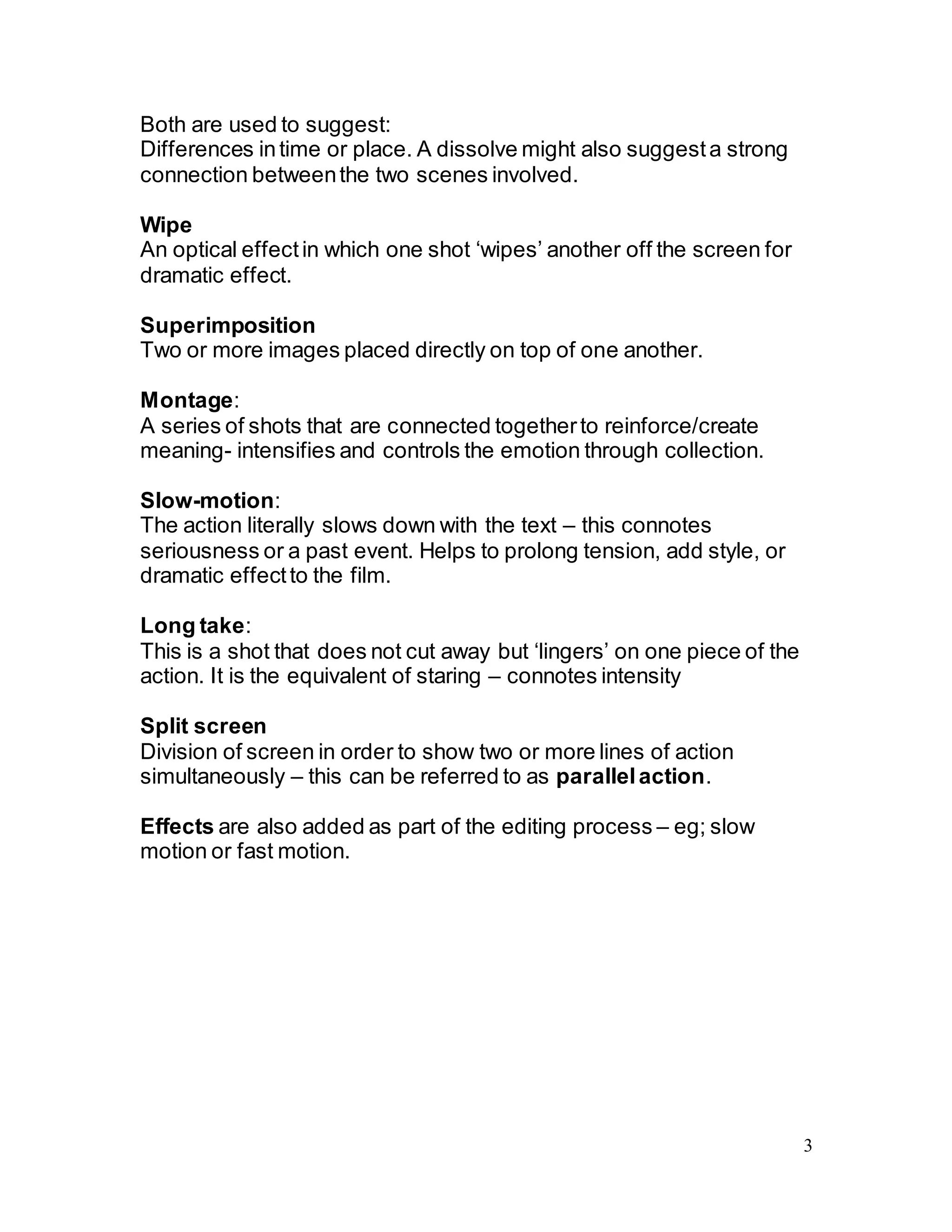 05. editing notes sheet | PDF