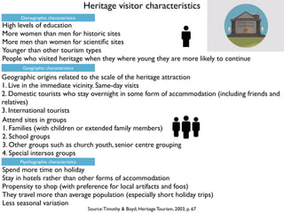 Heritage Management - 05. target groups and Le jardin sonore | PPT