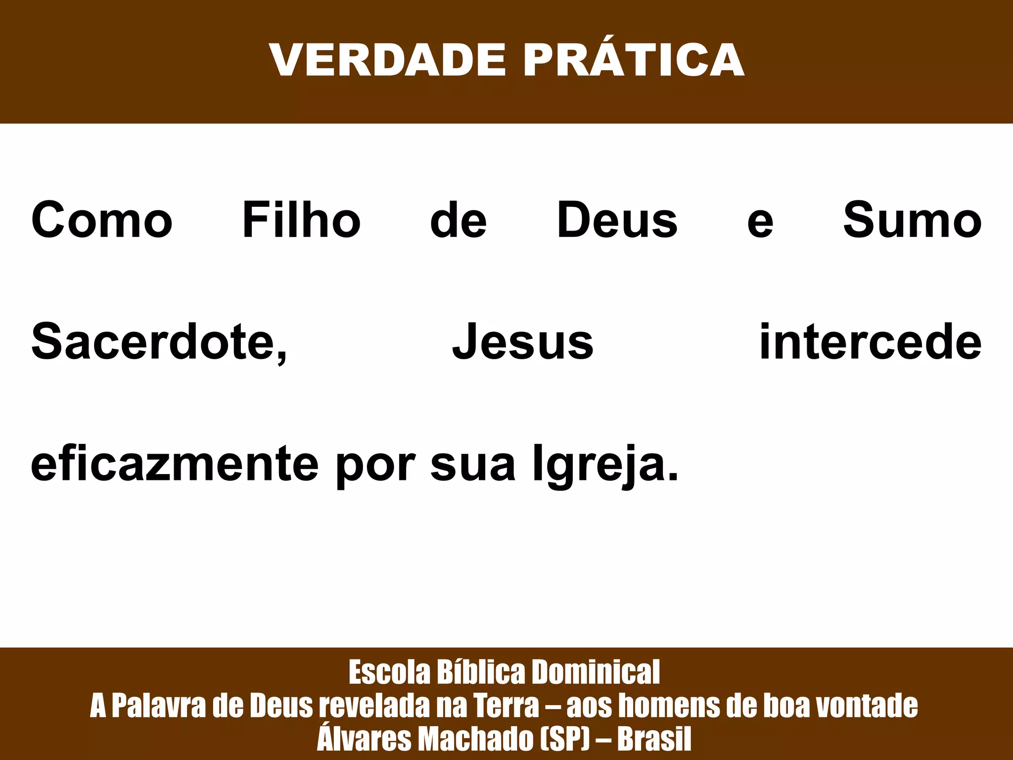 Lição 5 - Cristo é superior a Arão e à ordem Levítica