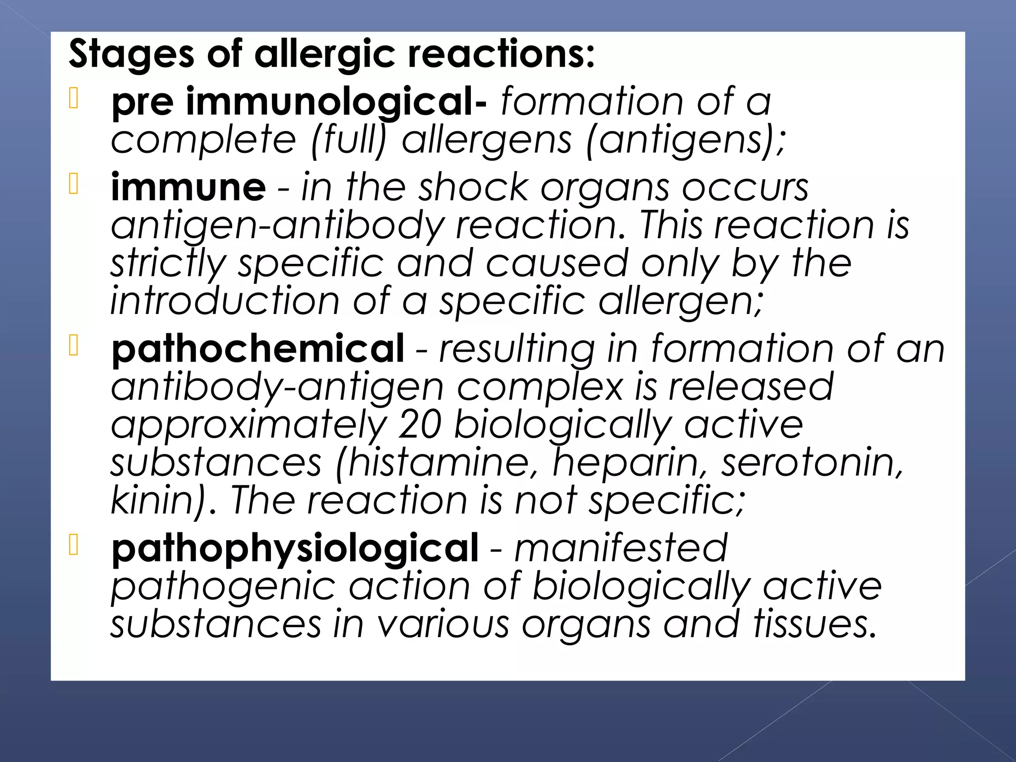 Allergic diseases SLIDES | PPT