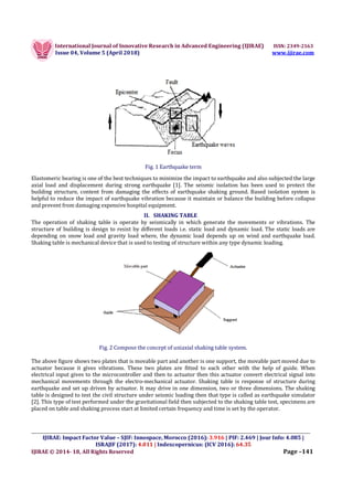 DESIGN AND DEVELOPMENT OF A SEISMIC ISOLATED BUILDING FOR EVALUATION ...
