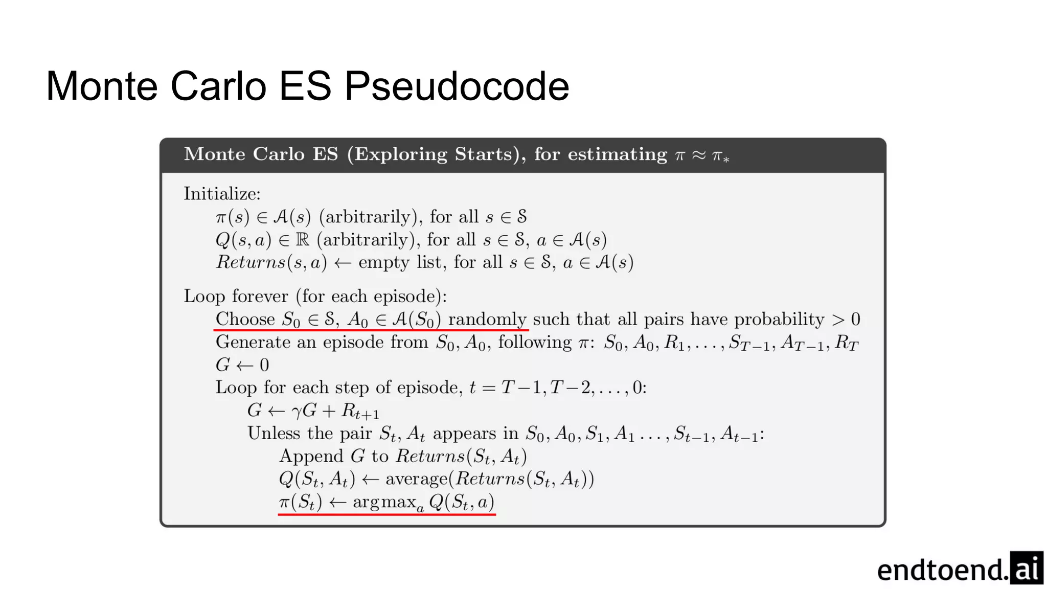 Reinforcement Learning 5. Monte Carlo Methods | PDF
