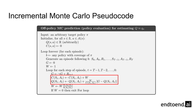 Reinforcement Learning 5 Monte Carlo Methods Ppt