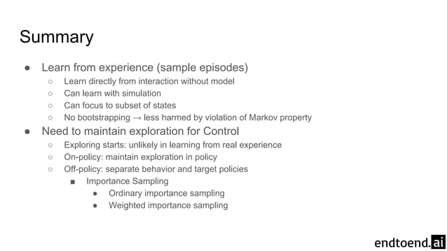 Reinforcement Learning 5. Monte Carlo Methods | PDF