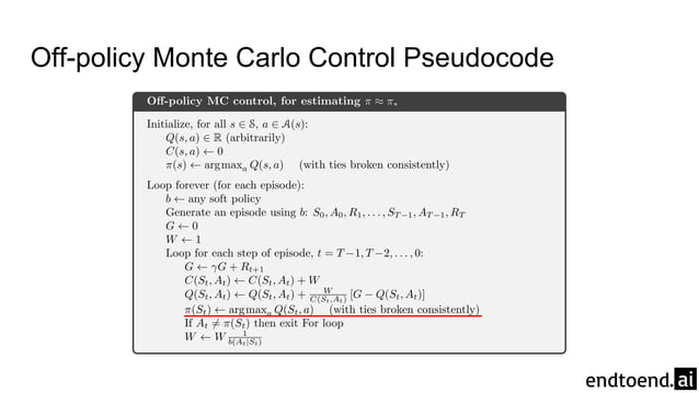 Reinforcement Learning 5 Monte Carlo Methods