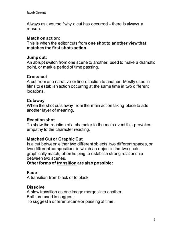 Editing notes OCR Media | PDF