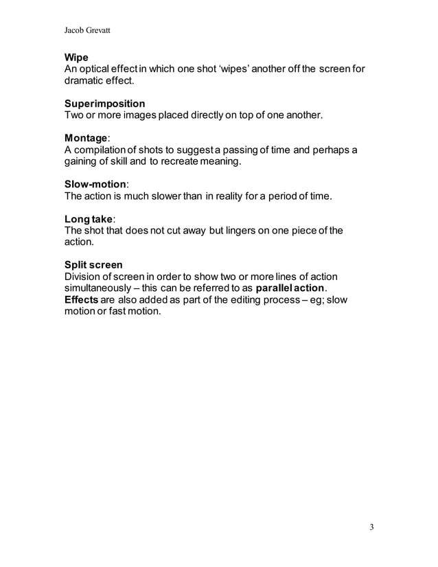 Editing notes OCR Media | PDF