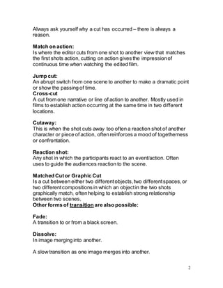 different types of editing | PDF | Free Download