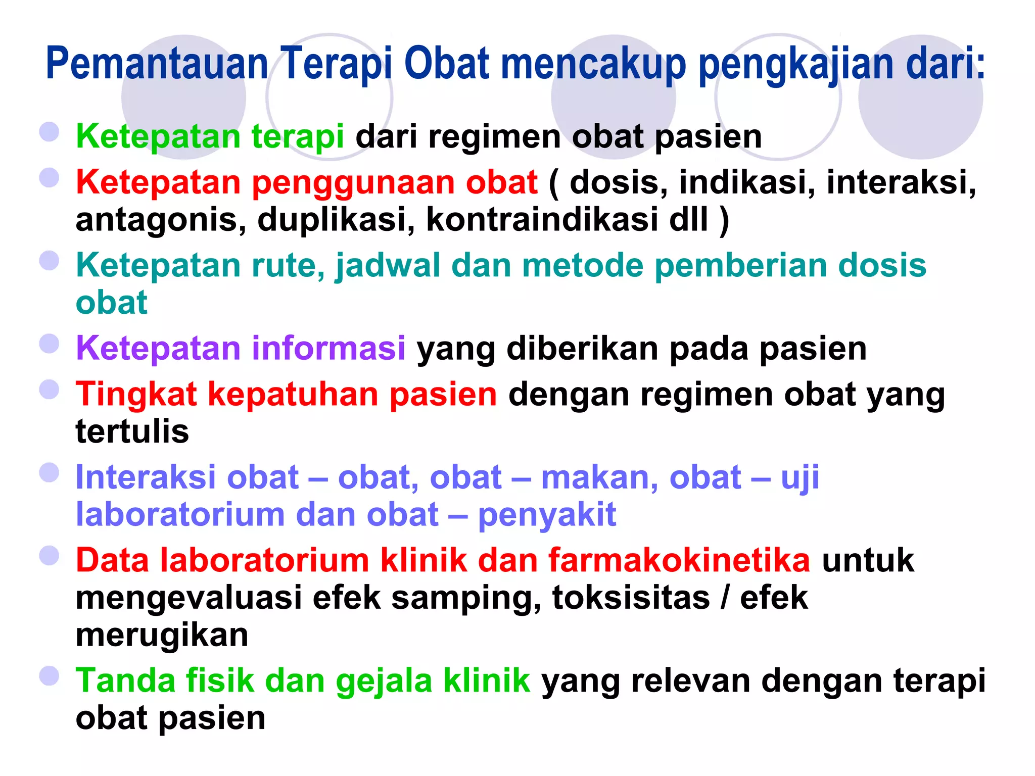 Pemantauan Terapi Obat | PPT