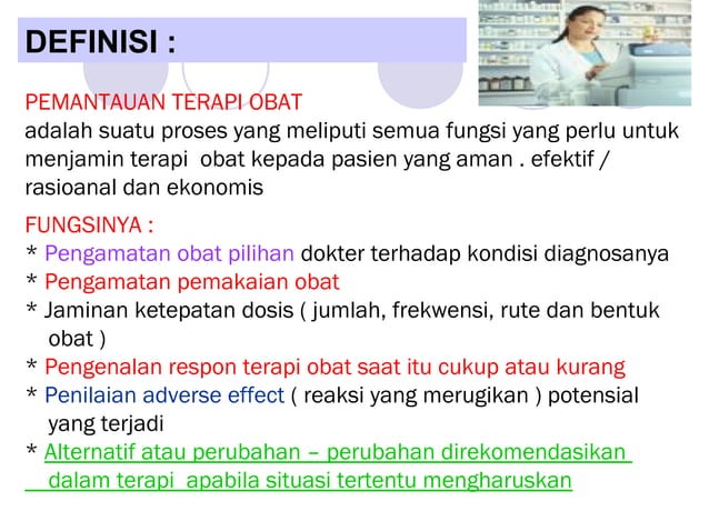 Pemantauan Terapi Obat | PPT