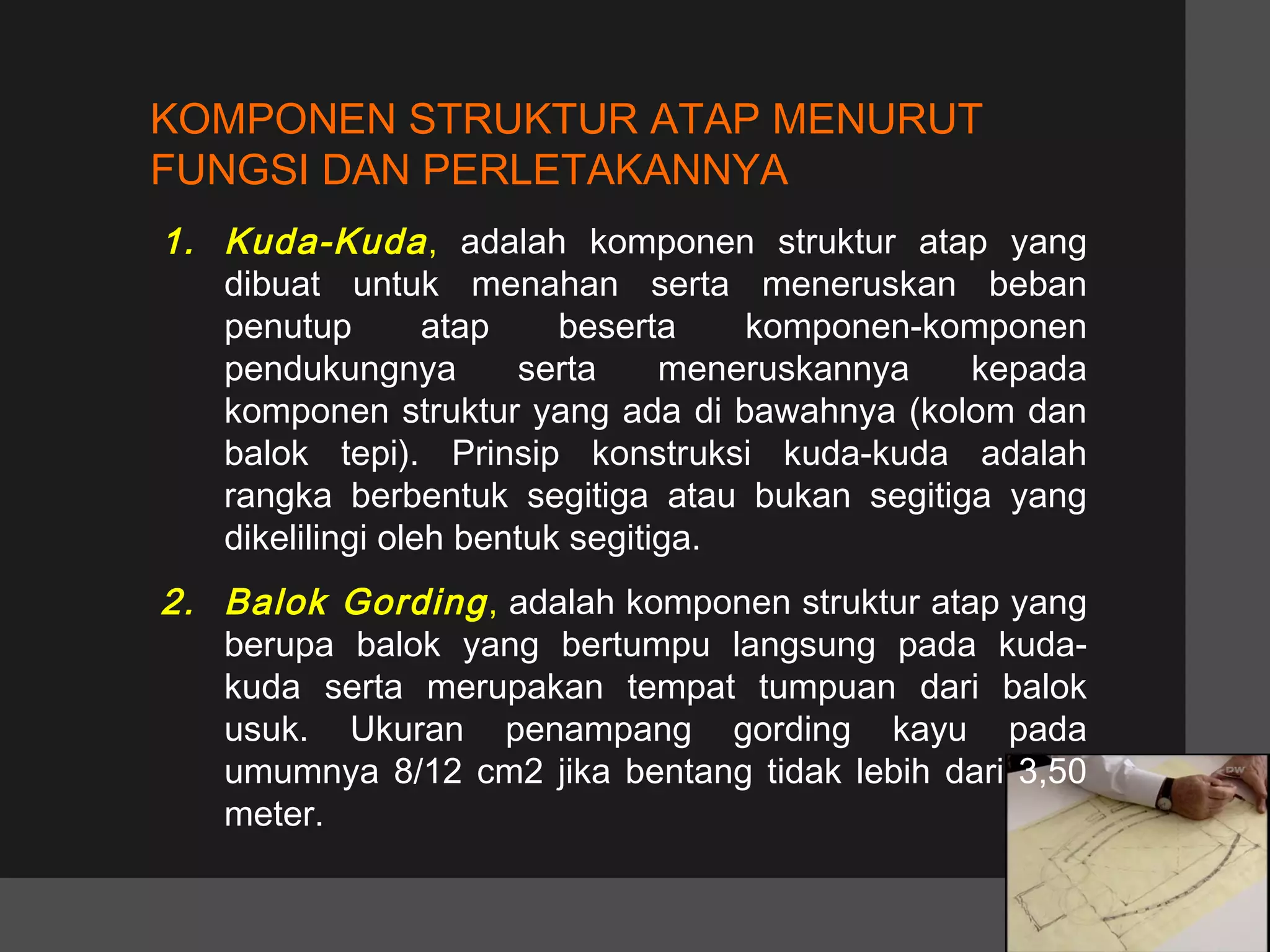 rangka atap struktur | PPT