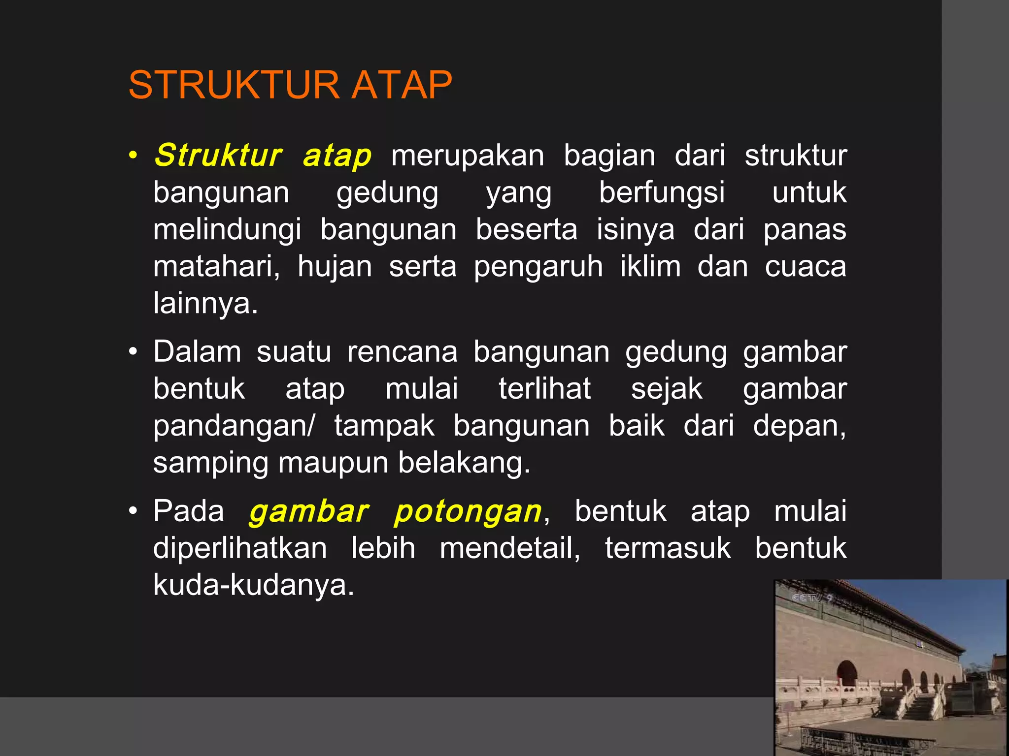 rangka atap struktur | PPT