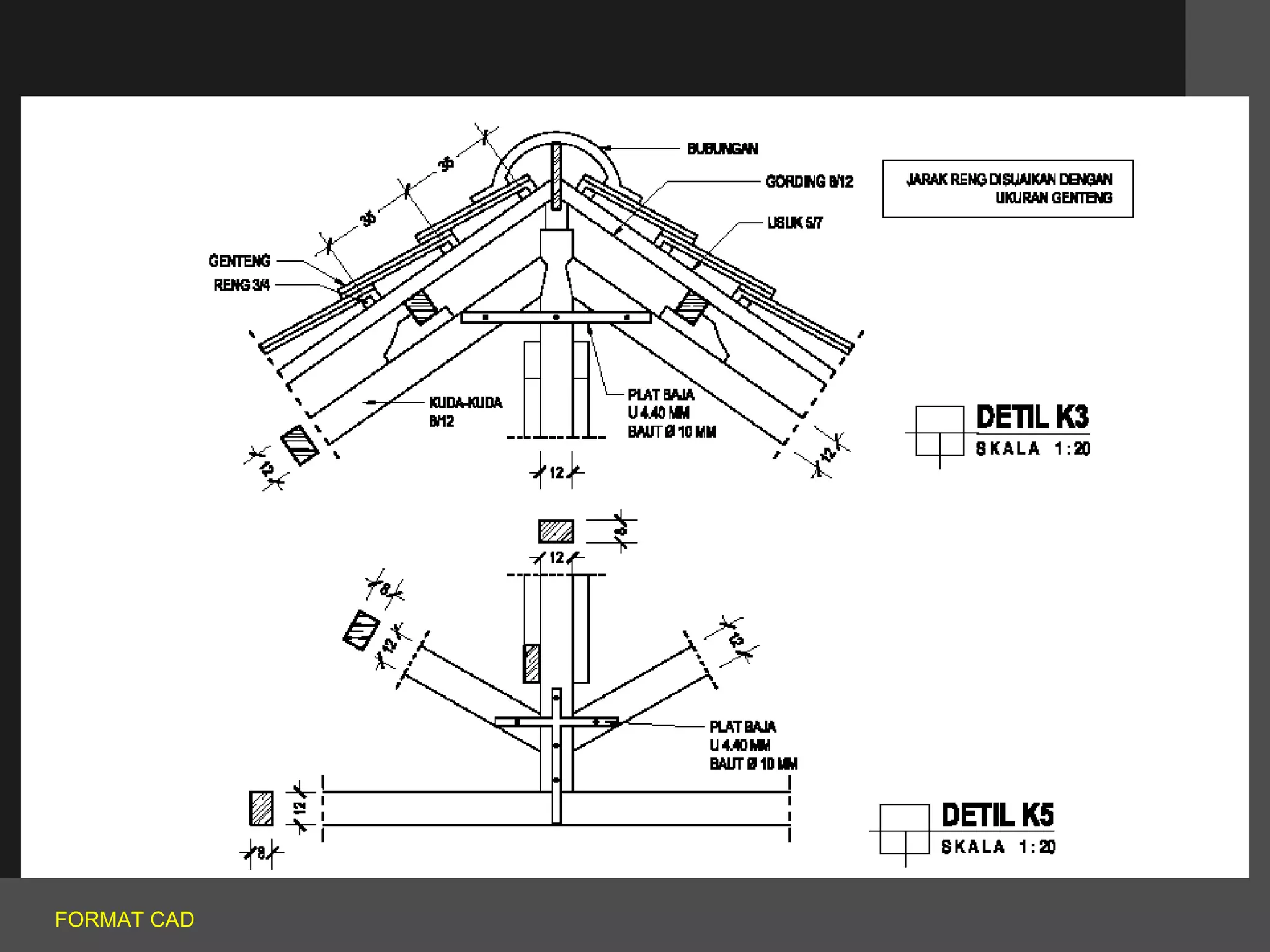 rangka atap struktur | PPT