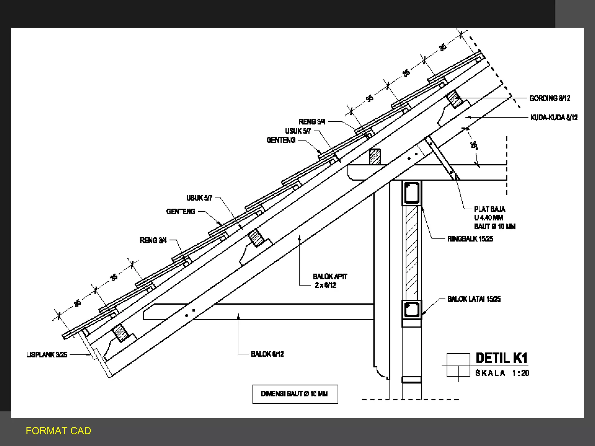 rangka atap struktur | PPT