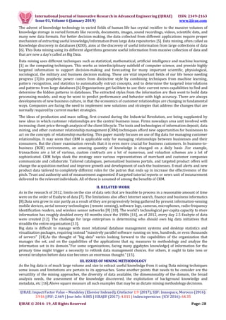 DATA MINING WITH CLUSTERING ON BIG DATA FOR SHOPPING MALL’S DATASET | PDF