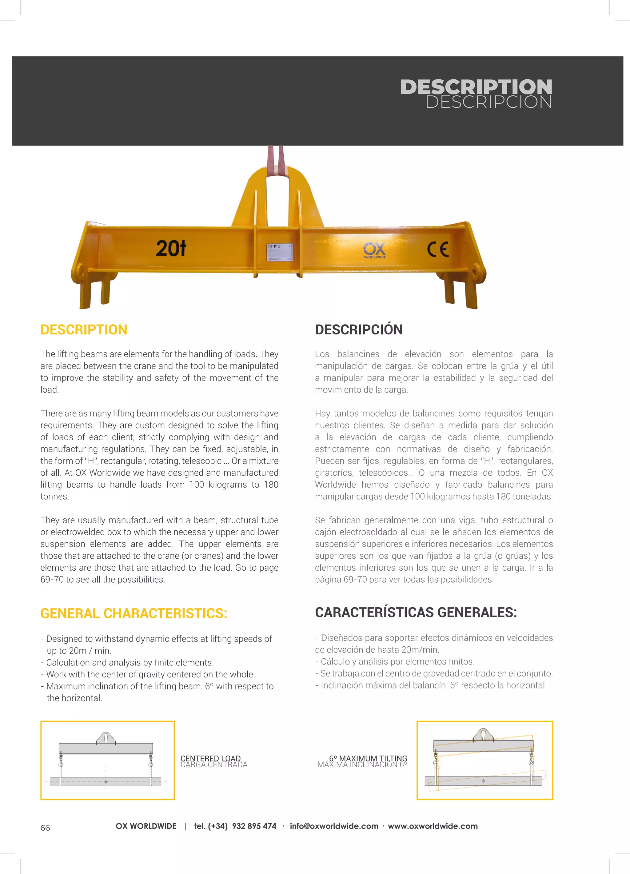 Lifting beams Ox Worldwide | PDF